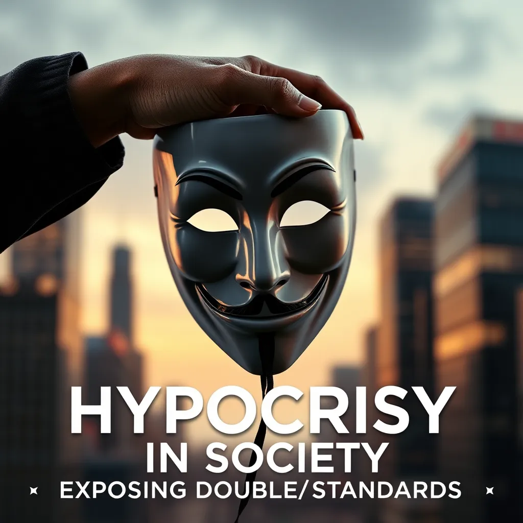 Hypocrites in Society: Exposing Double Standards : LevelUpTalk