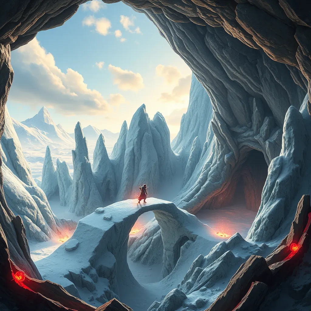 Epic 26x39 Ice Dragon Cave Battle Map Revealed : LevelUpTalk