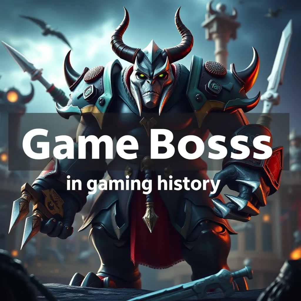 Exploring the Best Boss Designs in Gaming History : LevelUpTalk