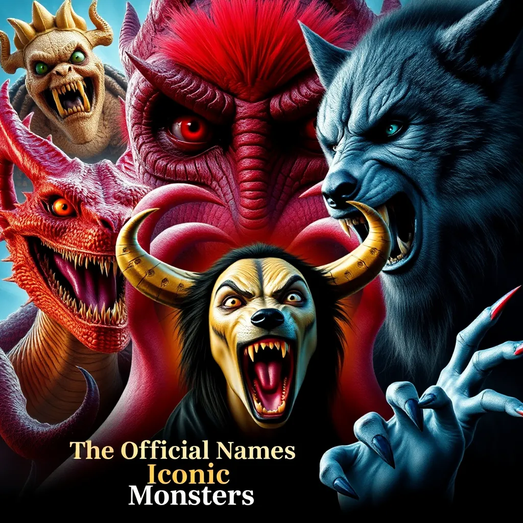 Unmasking the Official Names of Iconic Monsters : LevelUpTalk