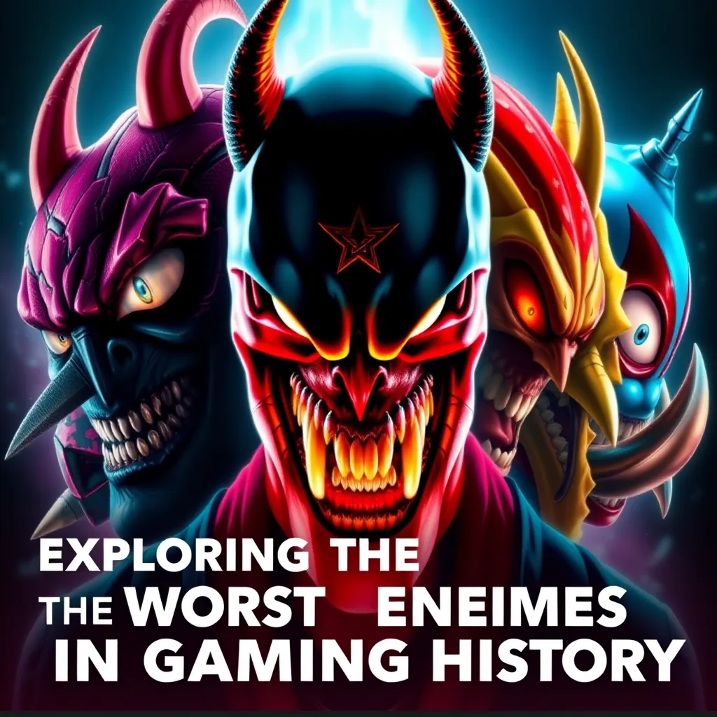 Exploring the Worst Enemies in Gaming History : LevelUpTalk