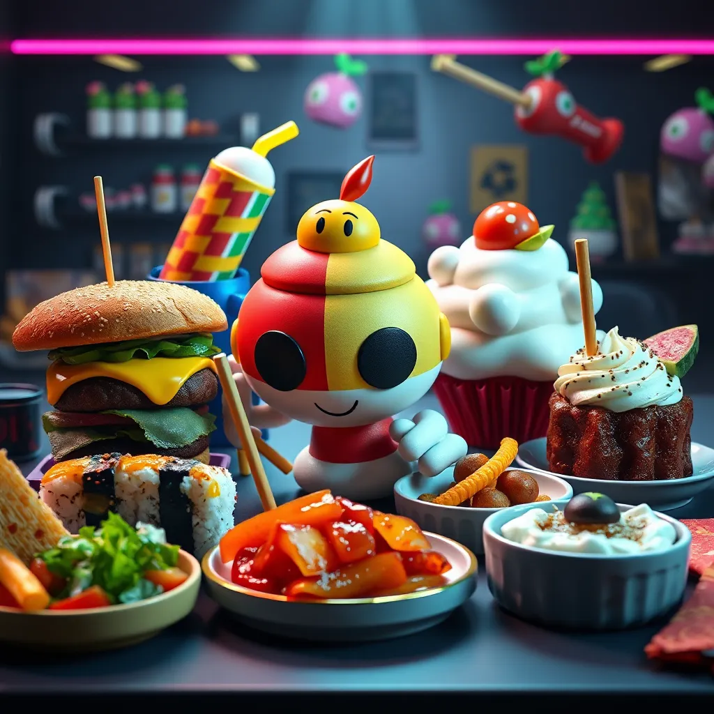 Exploring Food Scenes from Iconic Video Games : LevelUpTalk