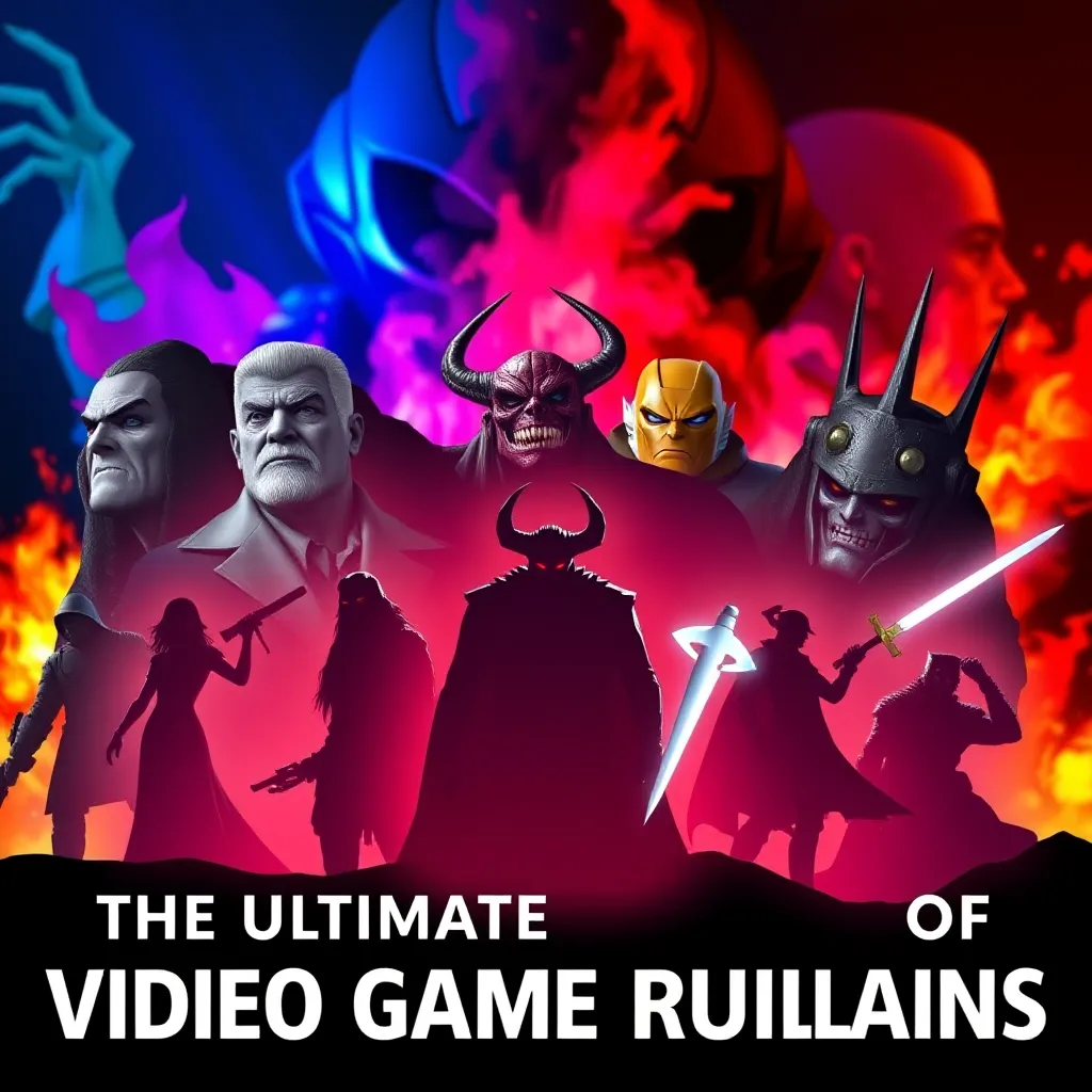 The Ultimate Mount Rushmore of Video Game Villains : LevelUpTalk