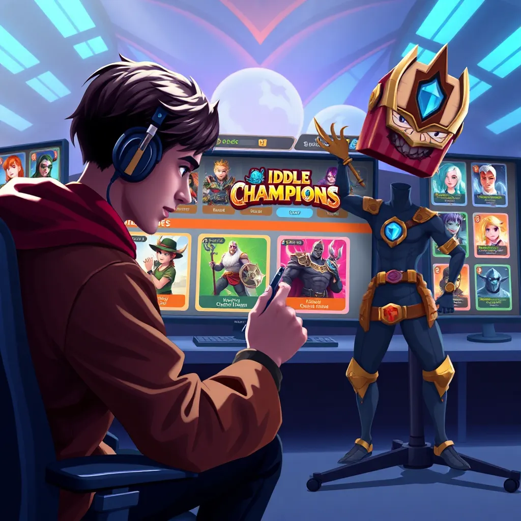 Strategies to Progress in Idle Champions Game : LevelUpTalk