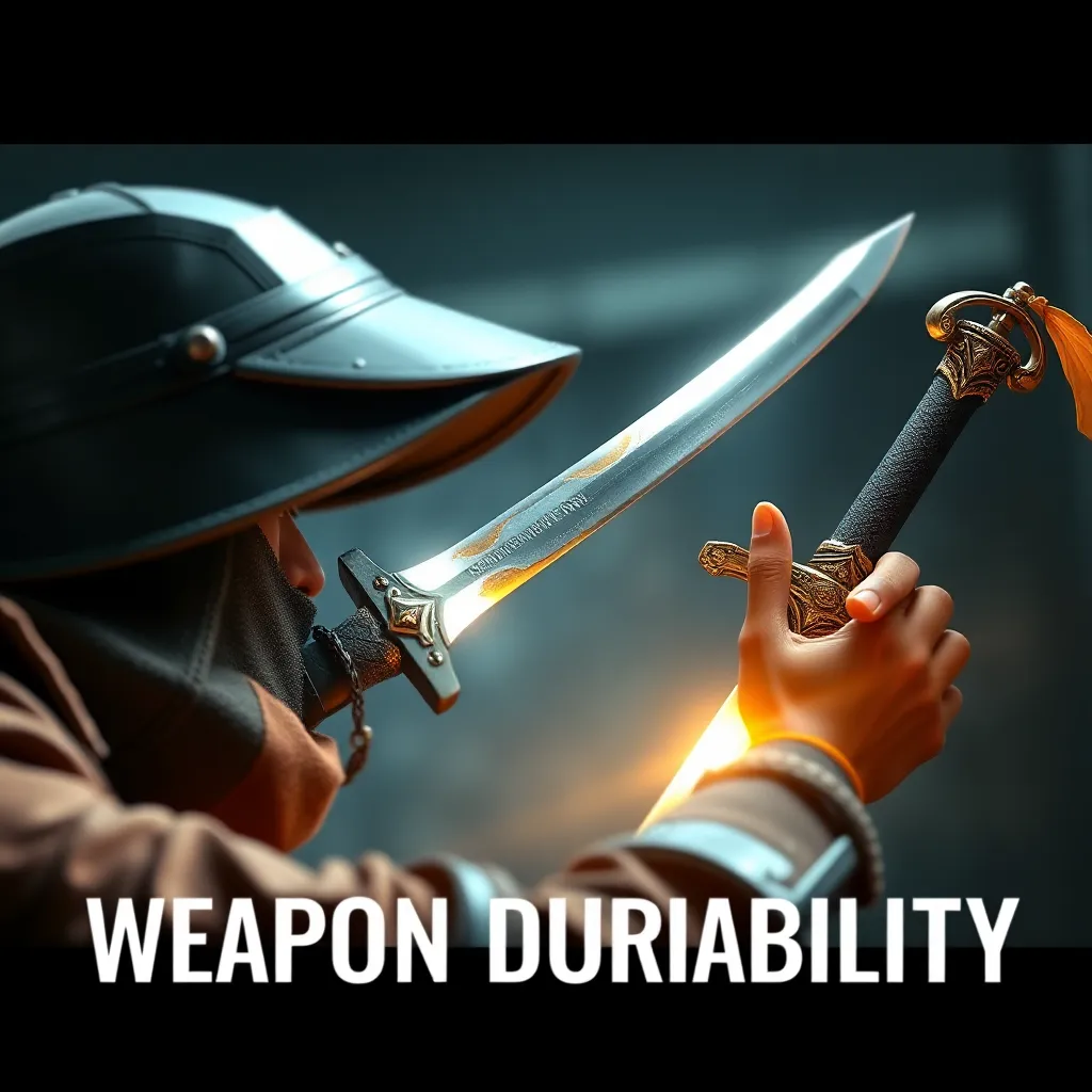 Buff Suggestions for Weapon Durability Mechanics : LevelUpTalk