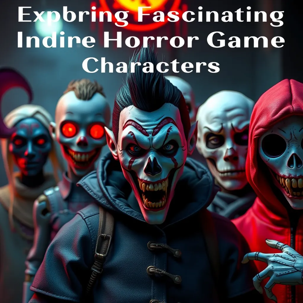 Exploring Fascinating Indie Horror Game Characters : LevelUpTalk