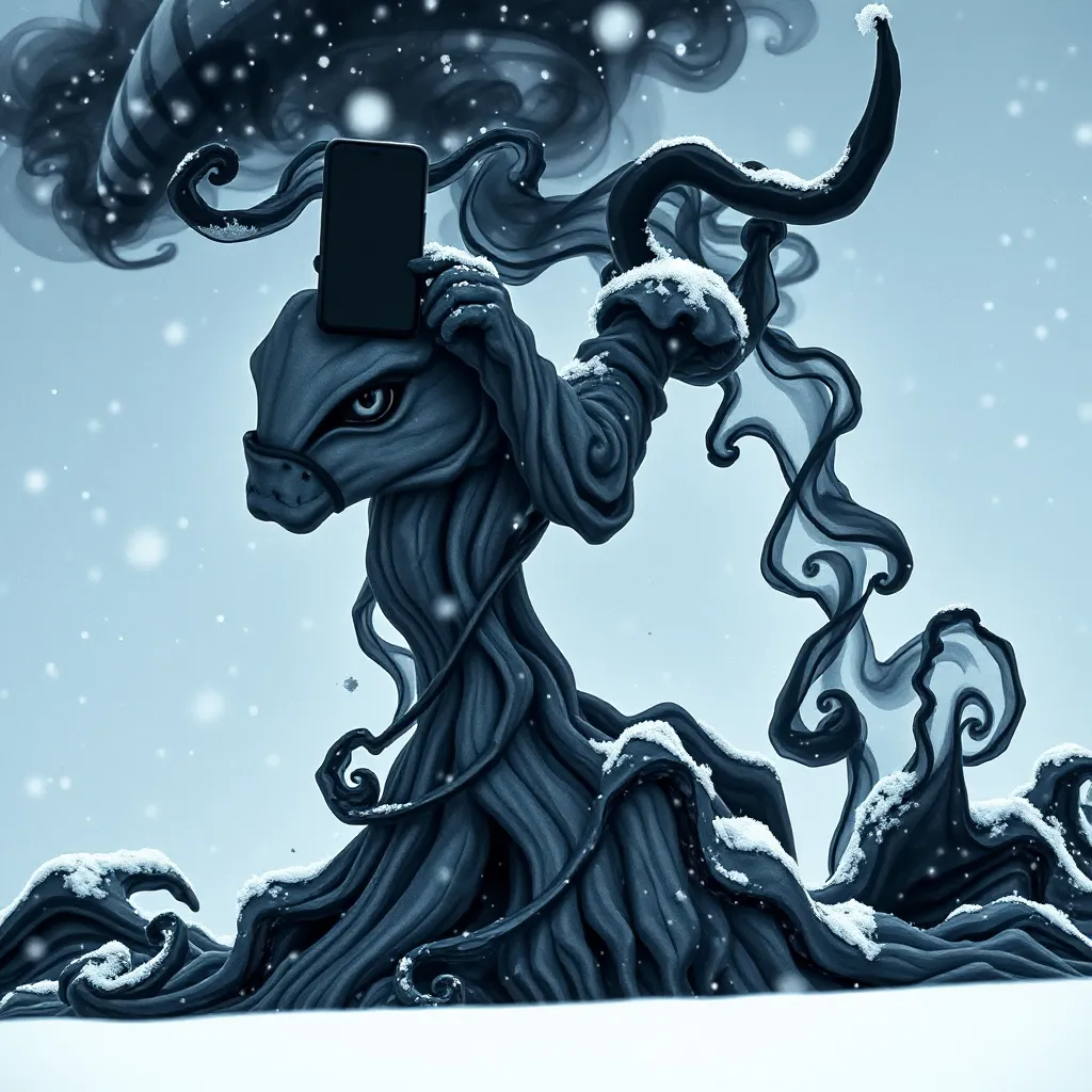 Stunning Ink Photography Captured in Snowy Landscapes : LevelUpTalk