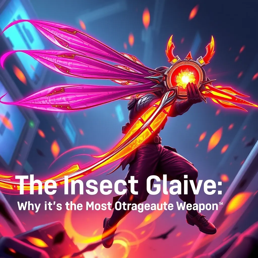 The Insect Glaive: Why It's the Most Outrageous Weapon : LevelUpTalk