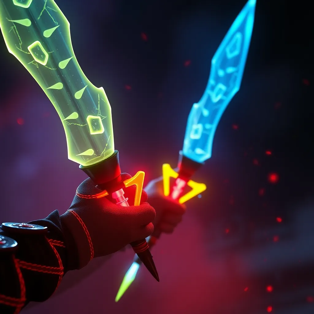 Insect Glaive Weapons Will Glow Based on Element Equipped : LevelUpTalk
