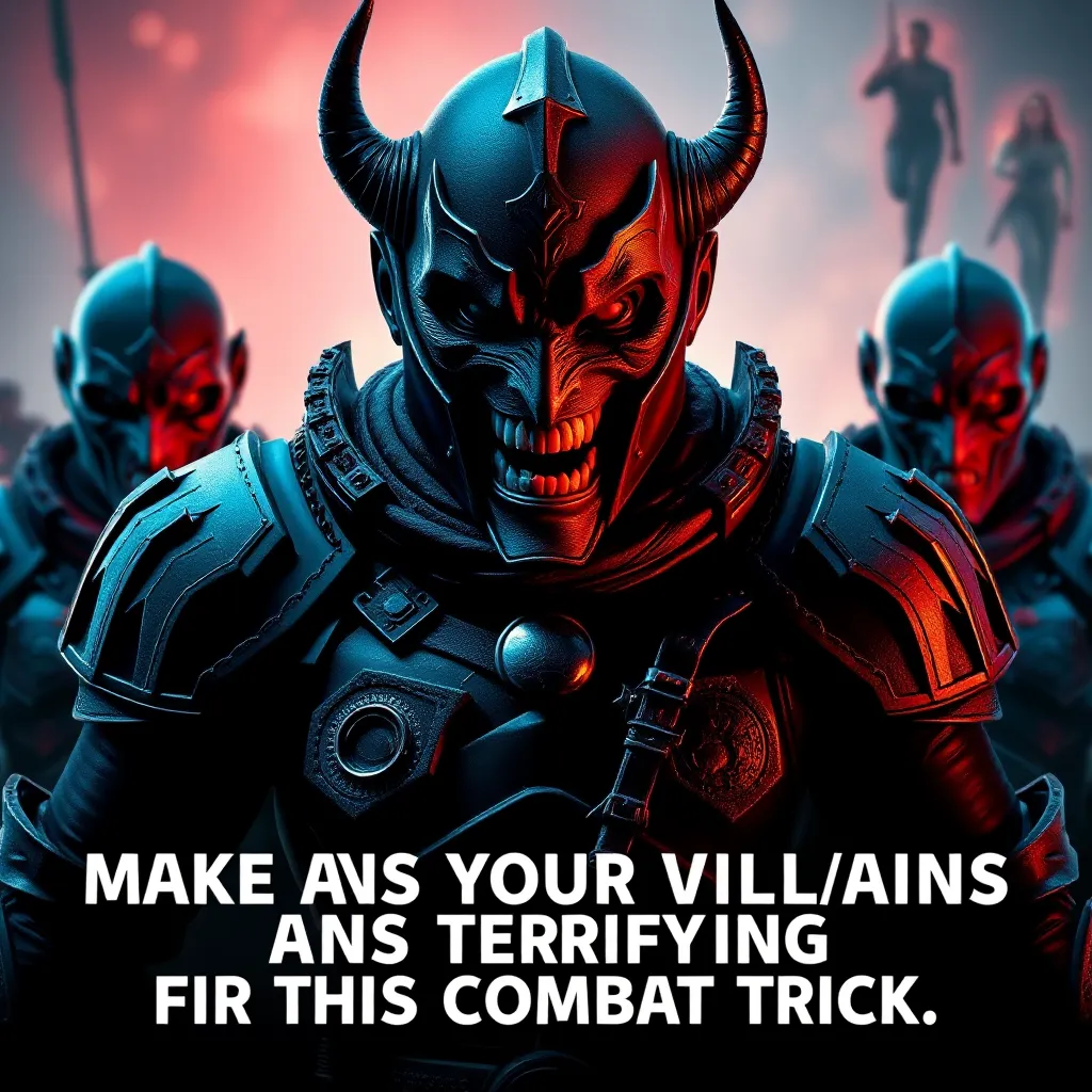 Make Your Villains Terrifying With This Combat Trick : LevelUpTalk