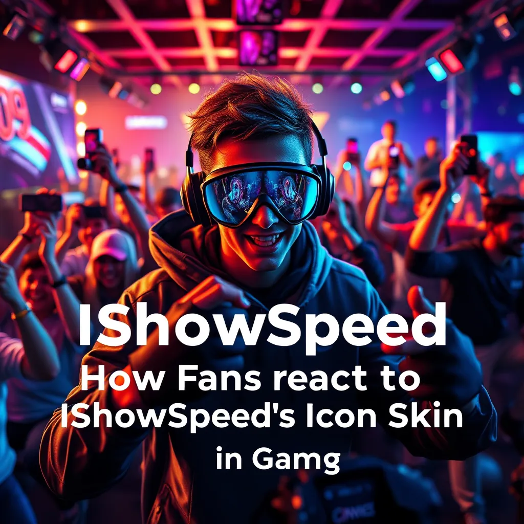 How Fans React to IShowSpeed's Icon Skin in Gaming : LevelUpTalk