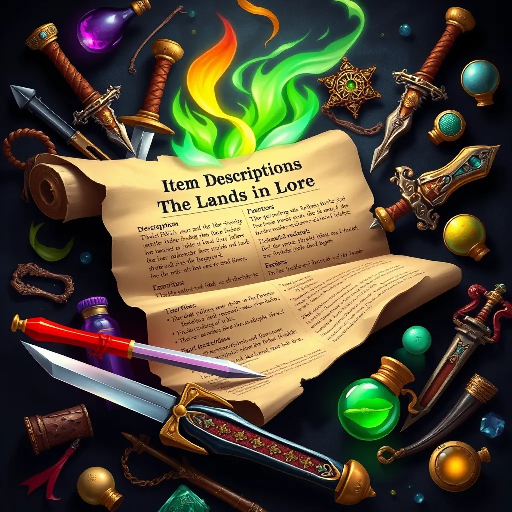 Exploring Who Writes Item Descriptions in Lore : LevelUpTalk