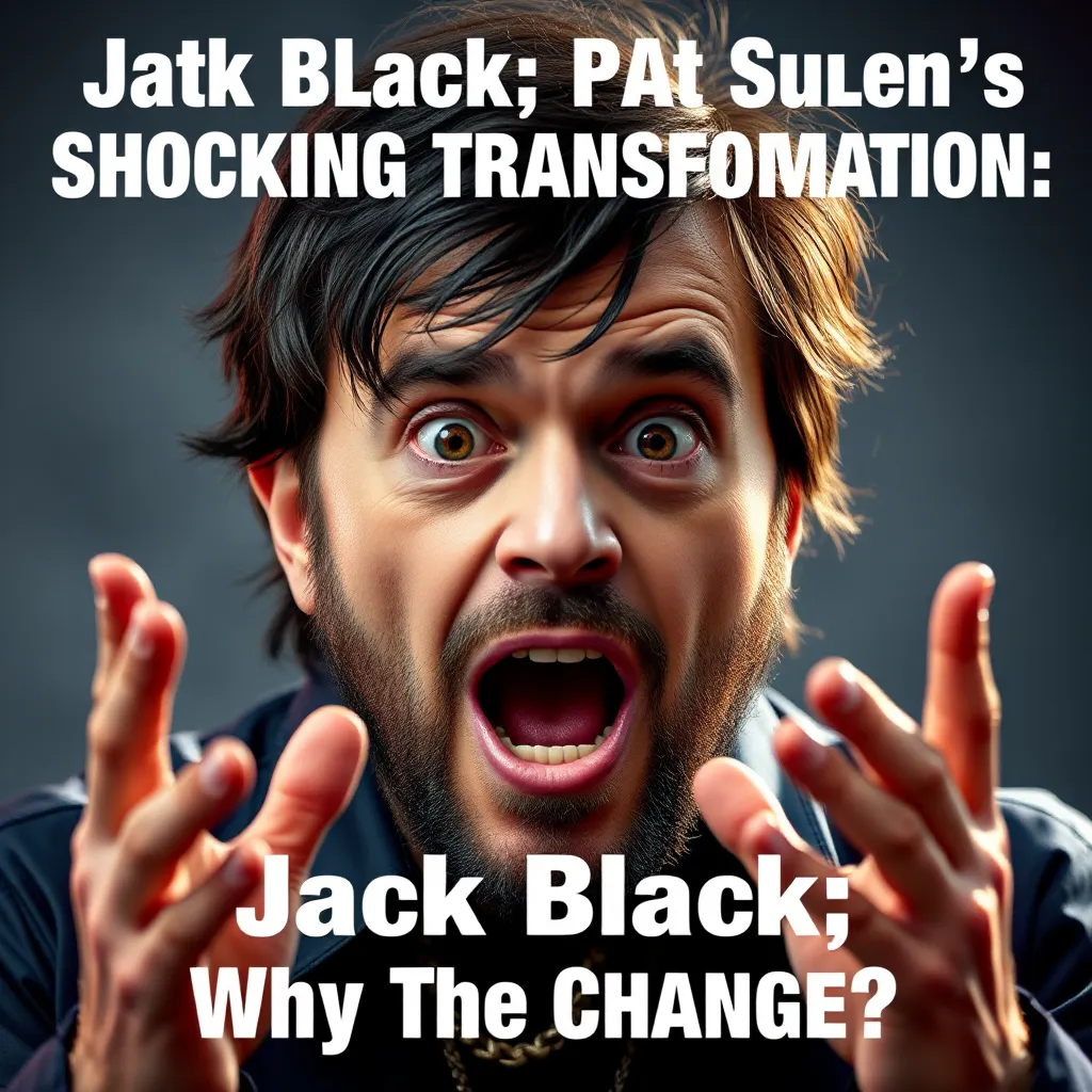 Jack Black's Shocking Transformation: Why the Change? 😱 : LevelUpTalk
