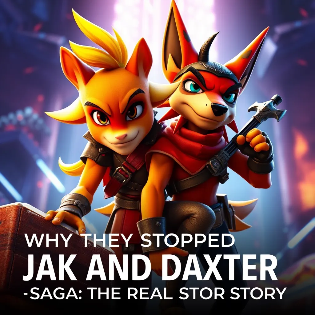 Why They Stopped Jak and Daxter Saga: The Real Story : LevelUpTalk