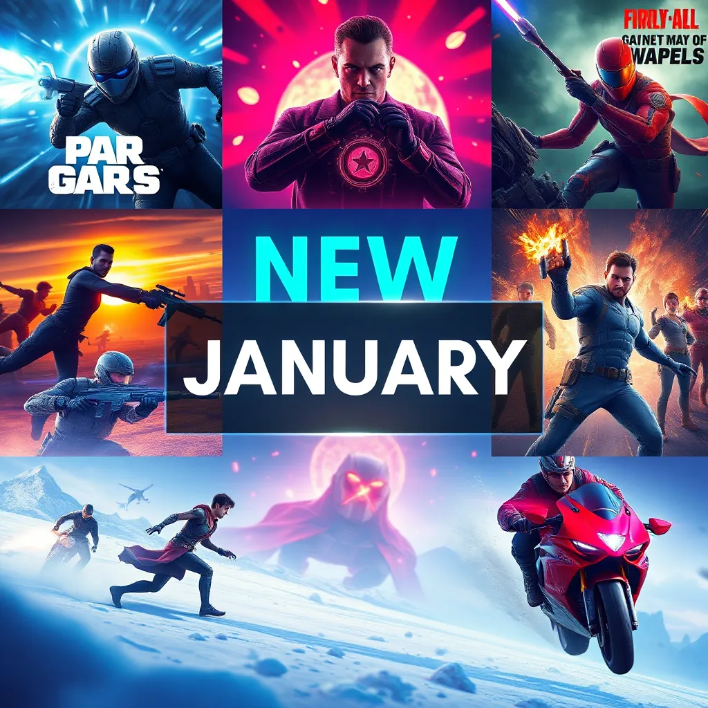 Discover January's Exciting Game Releases for UK Players : LevelUpTalk