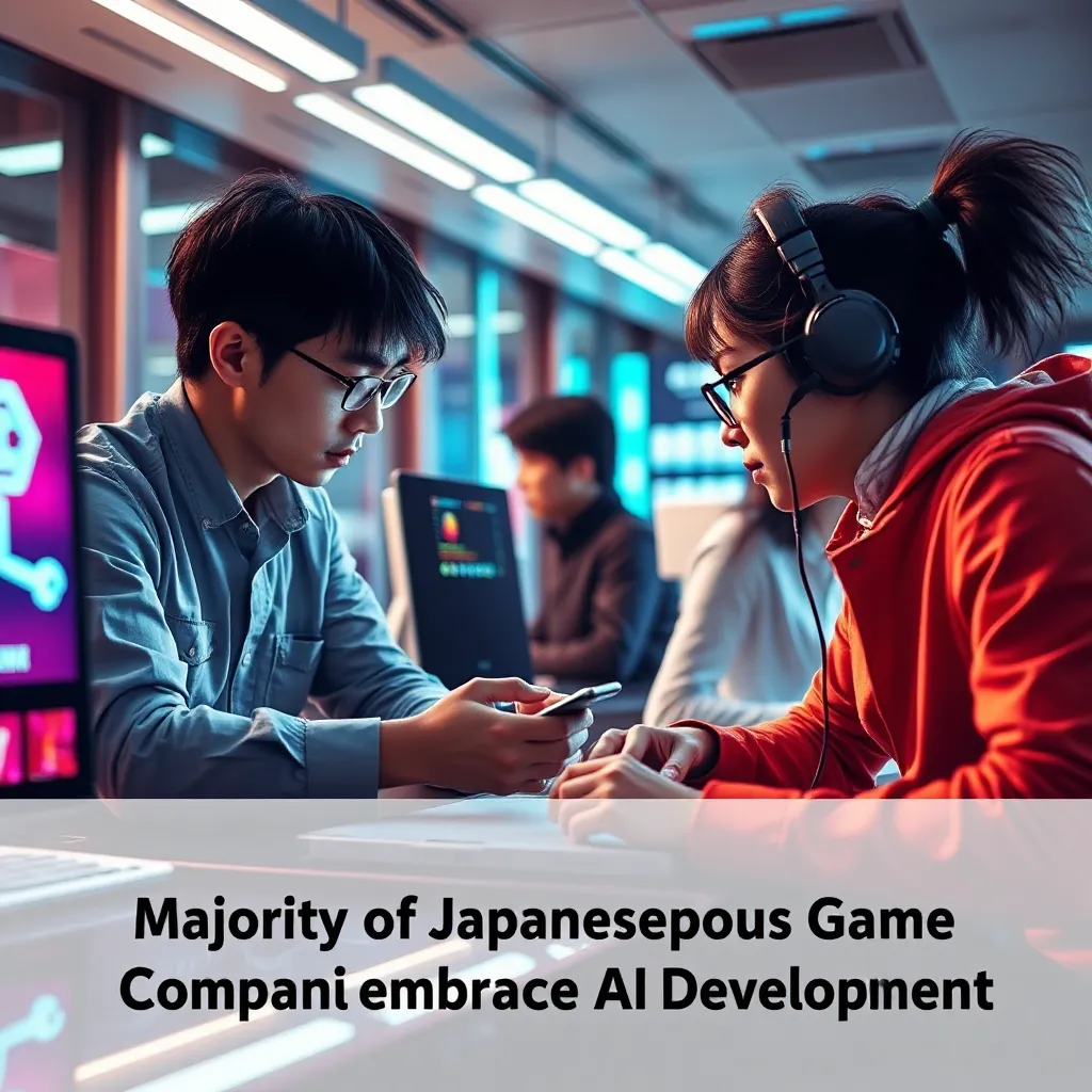 Majority of Japanese Game Companies Embrace AI Development : LevelUpTalk
