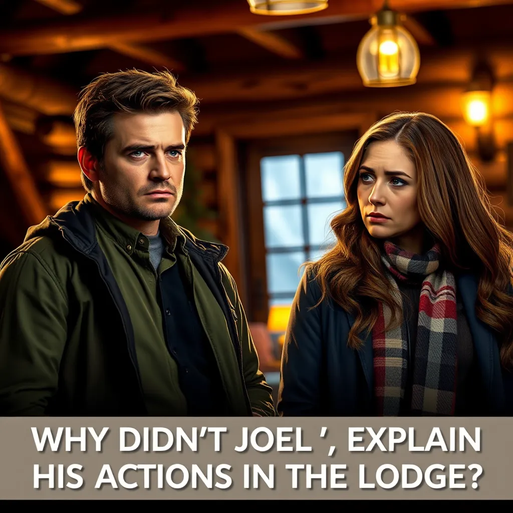 Why Didn’t Joel Explain His Actions in the Lodge? : LevelUpTalk