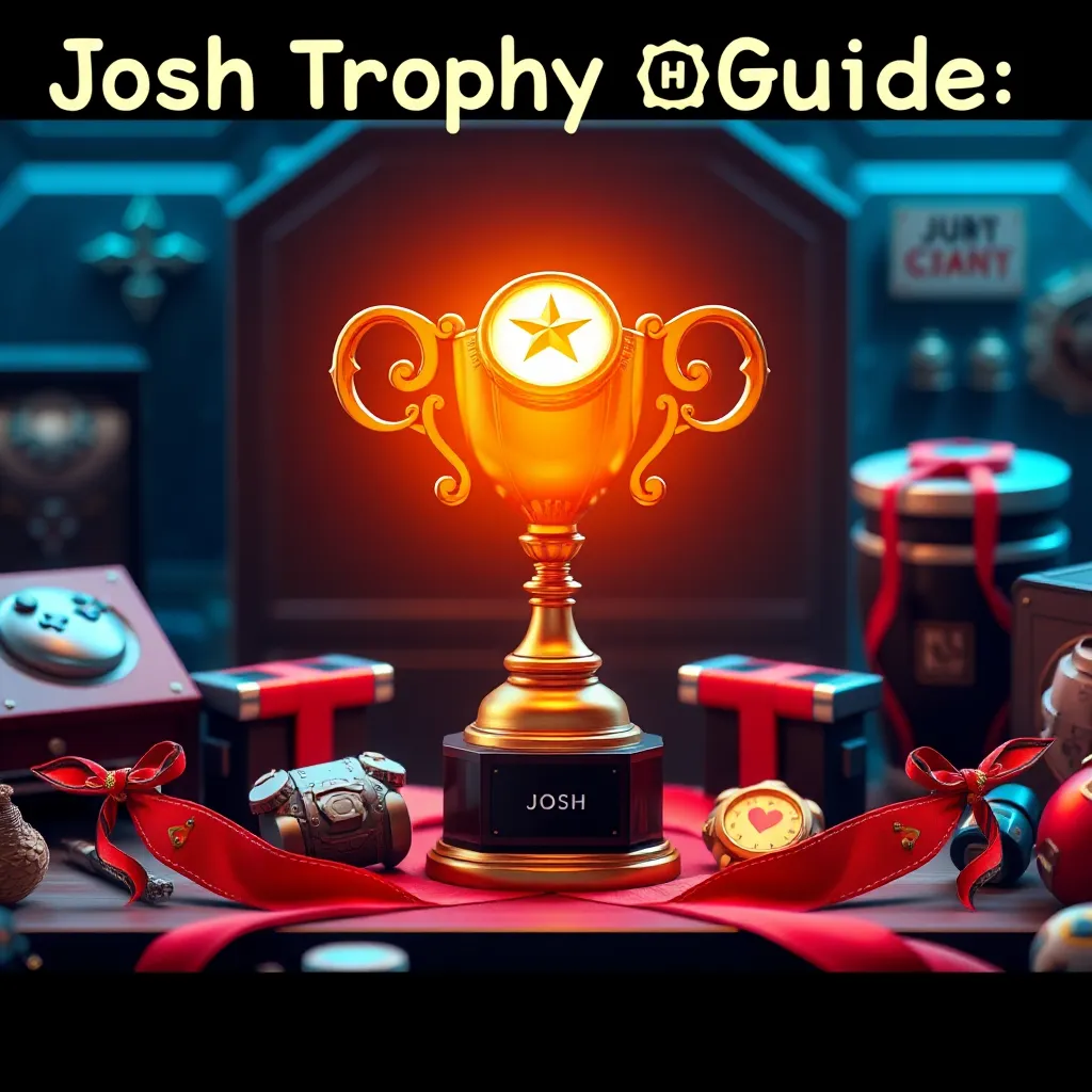 How to Unlock the Josh Trophy: Tips and Strategies : LevelUpTalk