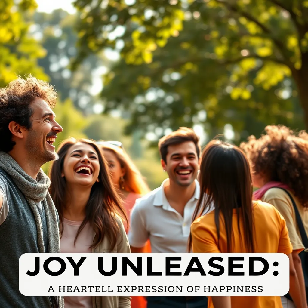 Joy Unleashed: A Heartfelt Expression of Happiness : LevelUpTalk