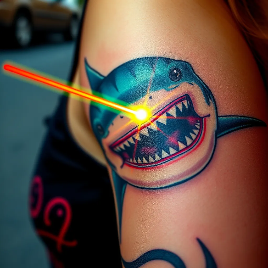 Judy's Tattoos and Shark with a Laser Beam Laughs : LevelUpTalk