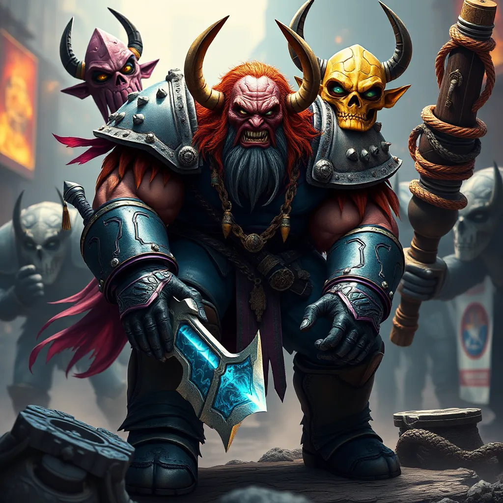 Epic Juggernaut Orcish Set: Unique Fanart Unleashed : LevelUpTalk