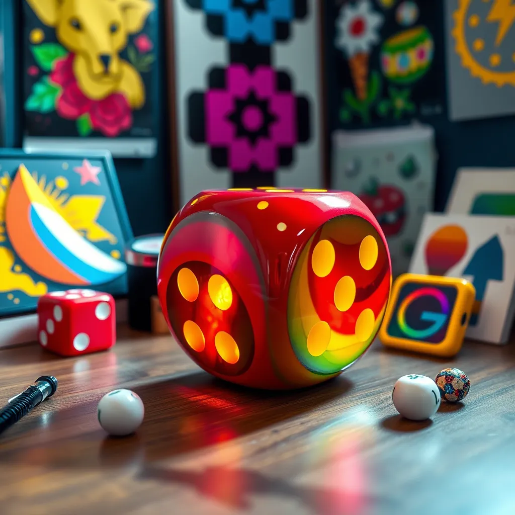 Join the Giveaway for a Jumbo Dice and Support Art! : LevelUpTalk