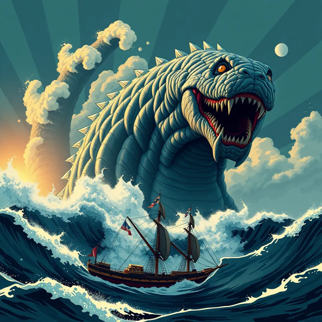 Junji Ito Illustrates Moby-Dick Adaptation with Sea Monsters : LevelUpTalk