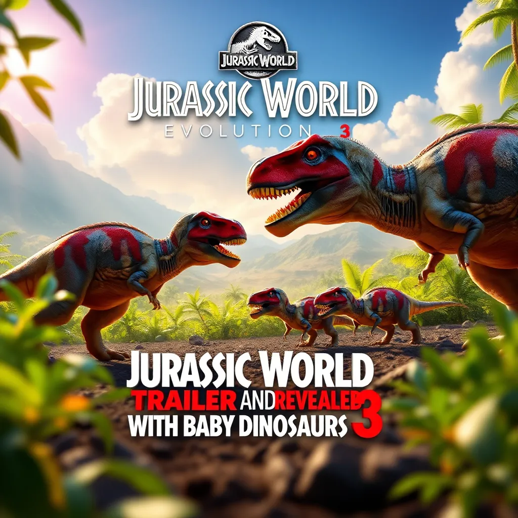 Jurassic World Evolution 3 Trailer Revealed with Baby Dinosaurs ...
