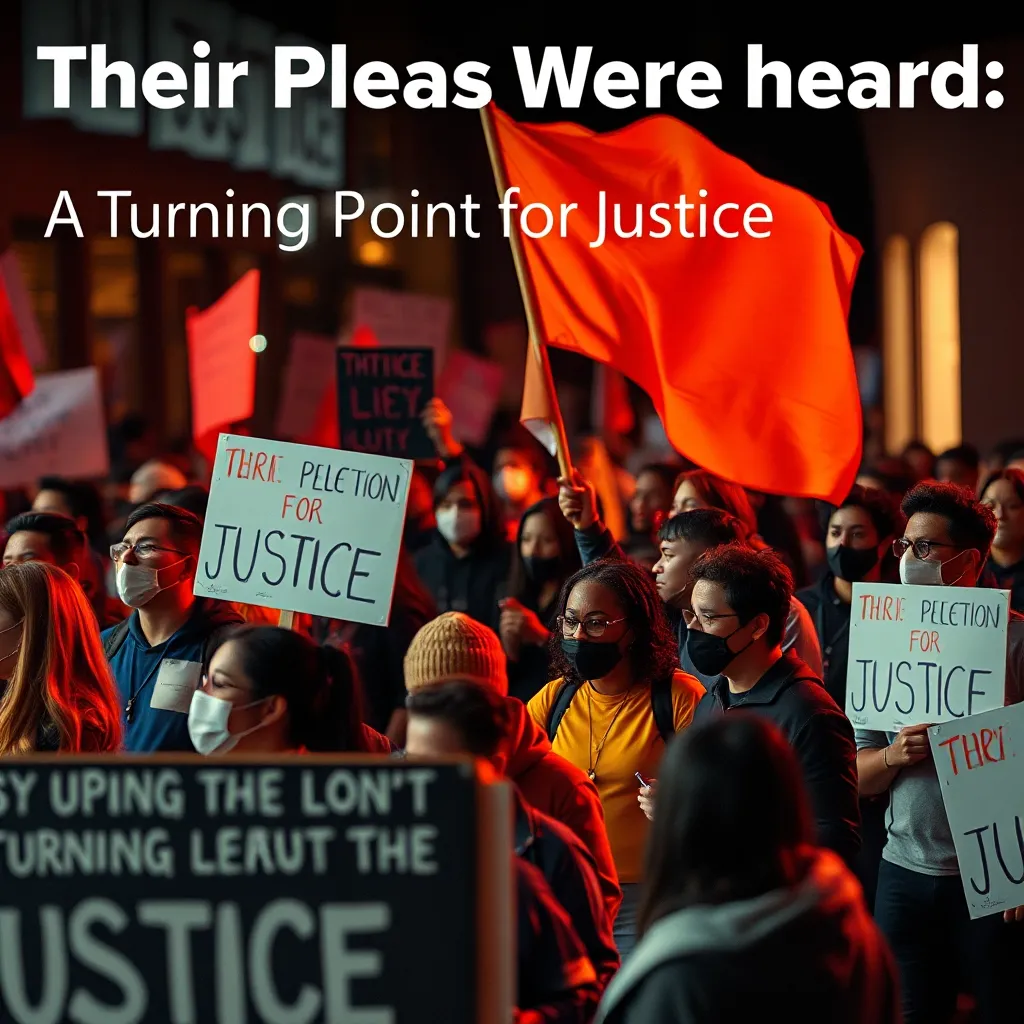 Their Pleas Were Heard: A Turning Point for Justice : LevelUpTalk