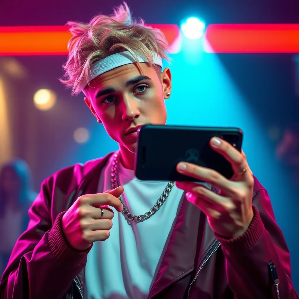 Justin Bieber Reveals Exciting New Joint-Holding Phone Case : LevelUpTalk