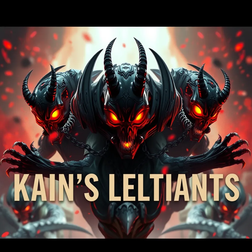 Kain's Lieutenants: The Fall from Humanity Explained : LevelUpTalk