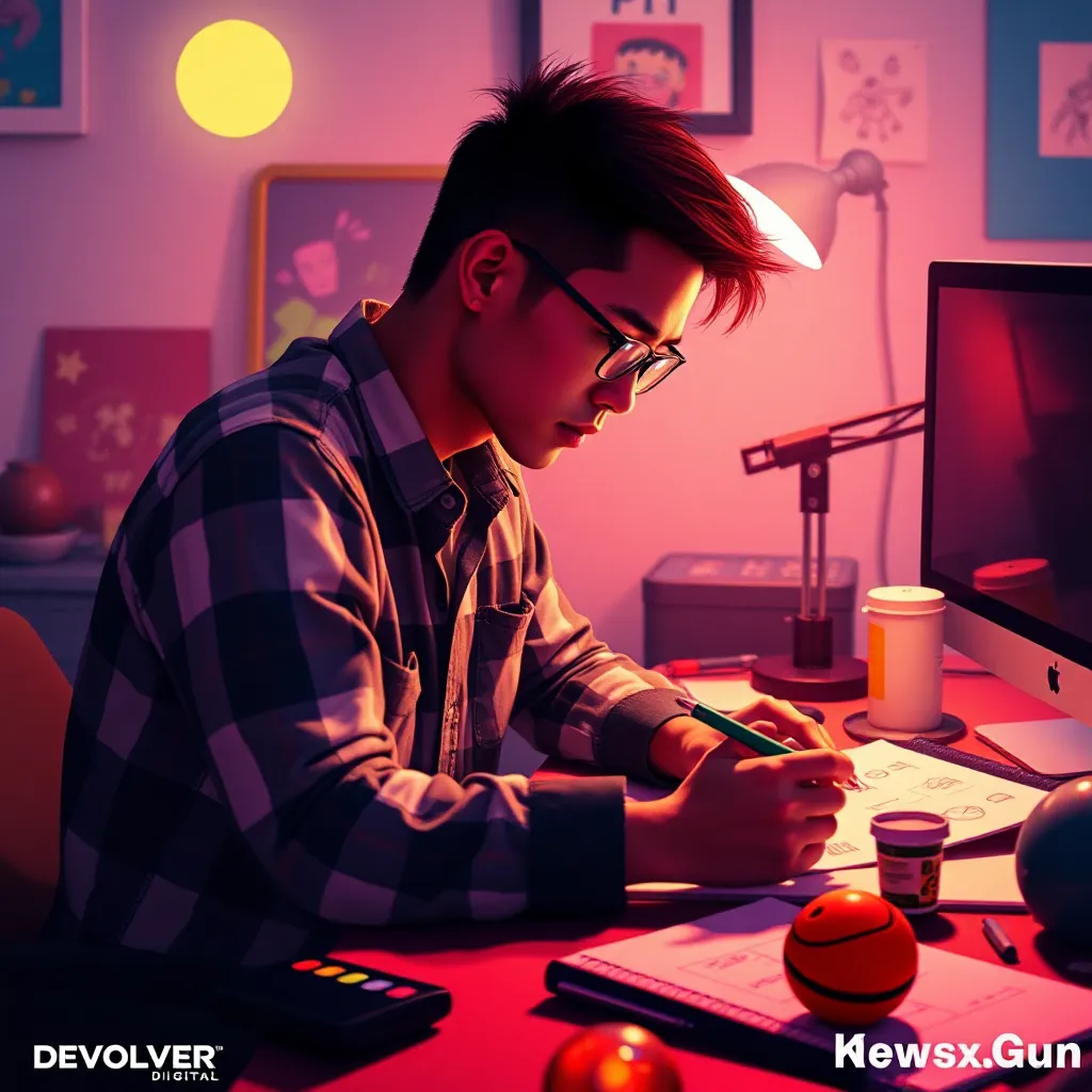 Devolver Digital Reveals The Kenny Sun Story: BALL x PIT : LevelUpTalk