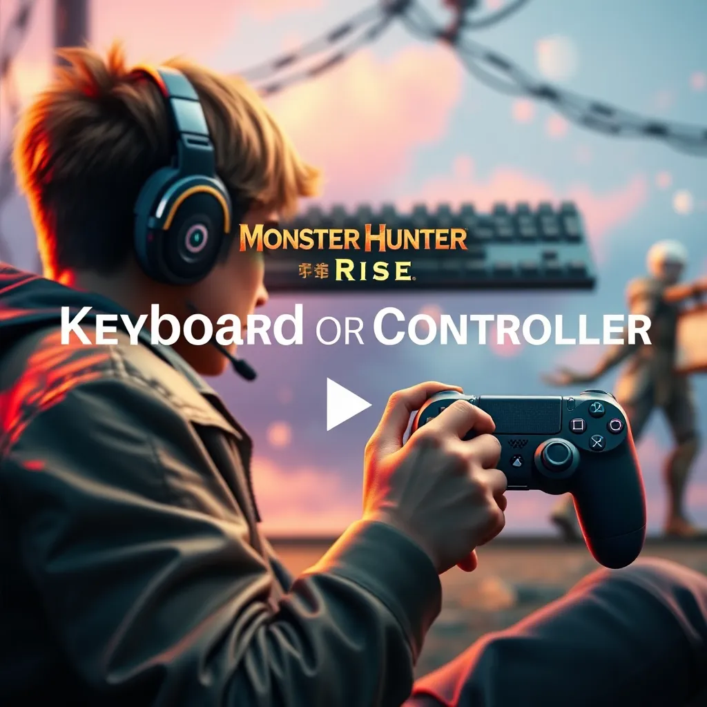 Keyboard or Controller: What’s Best for Monster Hunter Rise? : LevelUpTalk