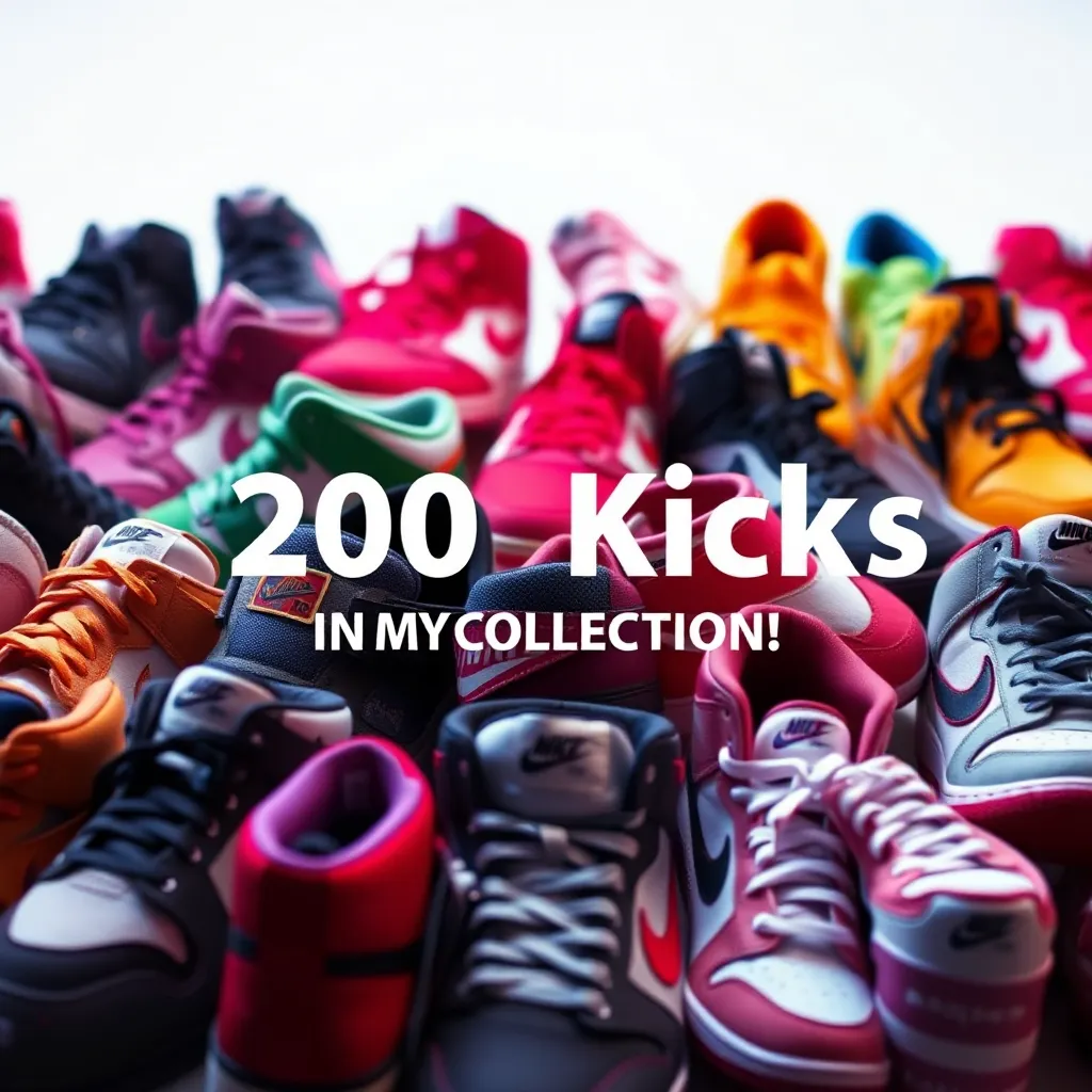 Reaching Milestone: 200 Kicks in My Collection! : LevelUpTalk
