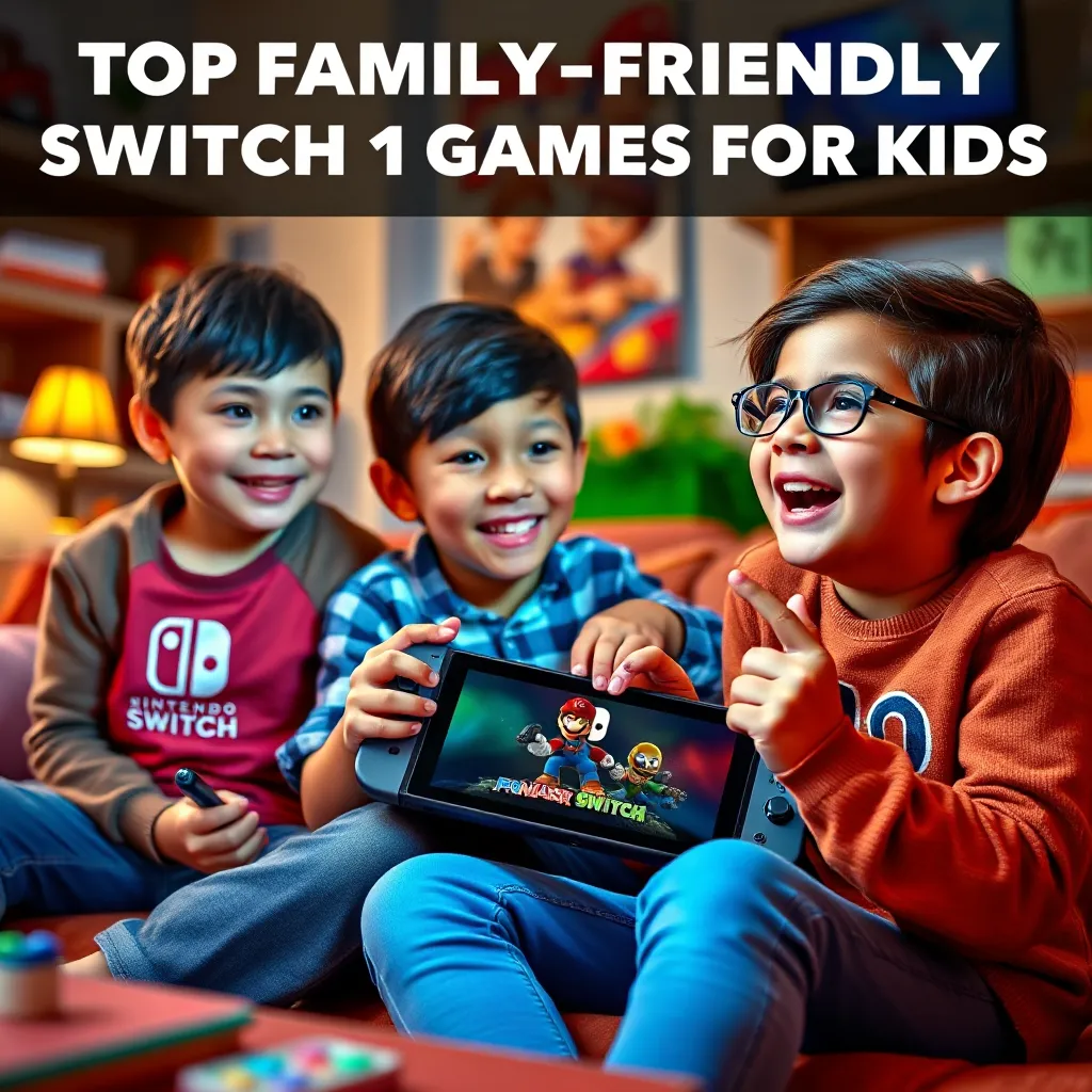 Top Family-Friendly Switch 1 Games for Kids : LevelUpTalk
