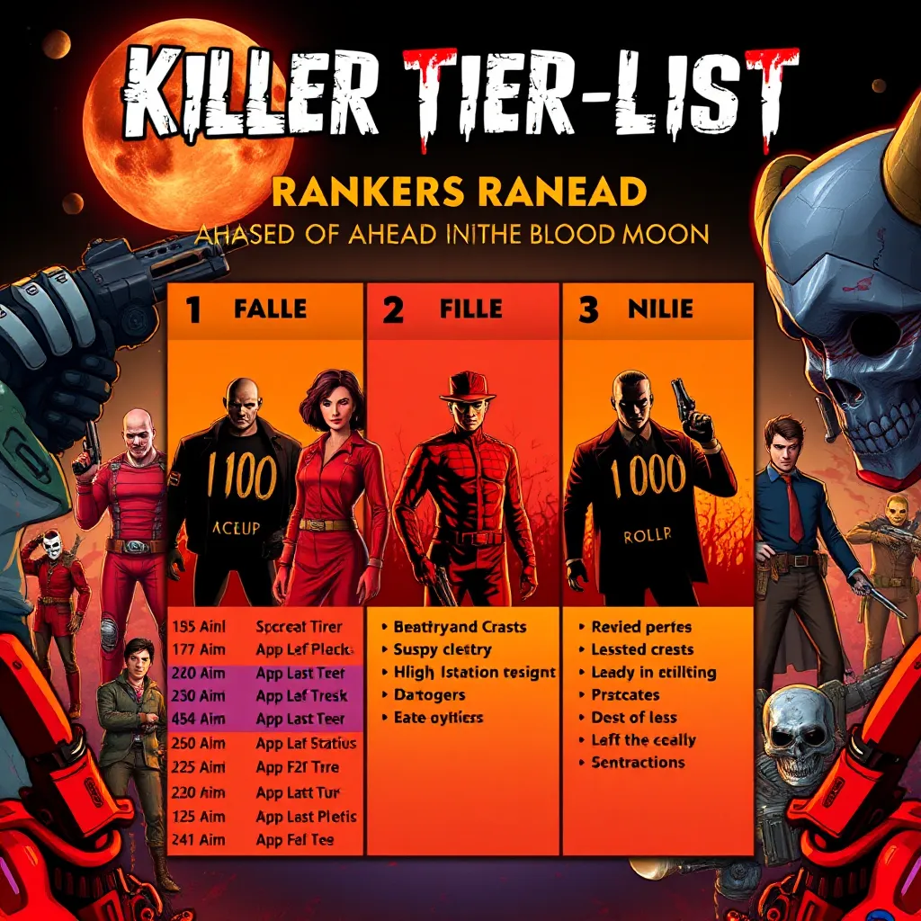 Killer Tier List Update: Rankings Ahead of the Blood Moon : LevelUpTalk