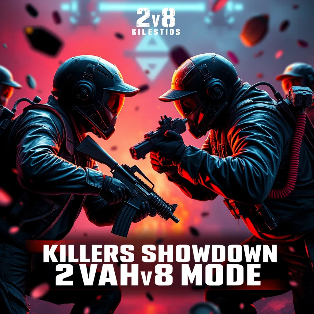 Intense Showdown Between Killers in 2v8 Mode : LevelUpTalk