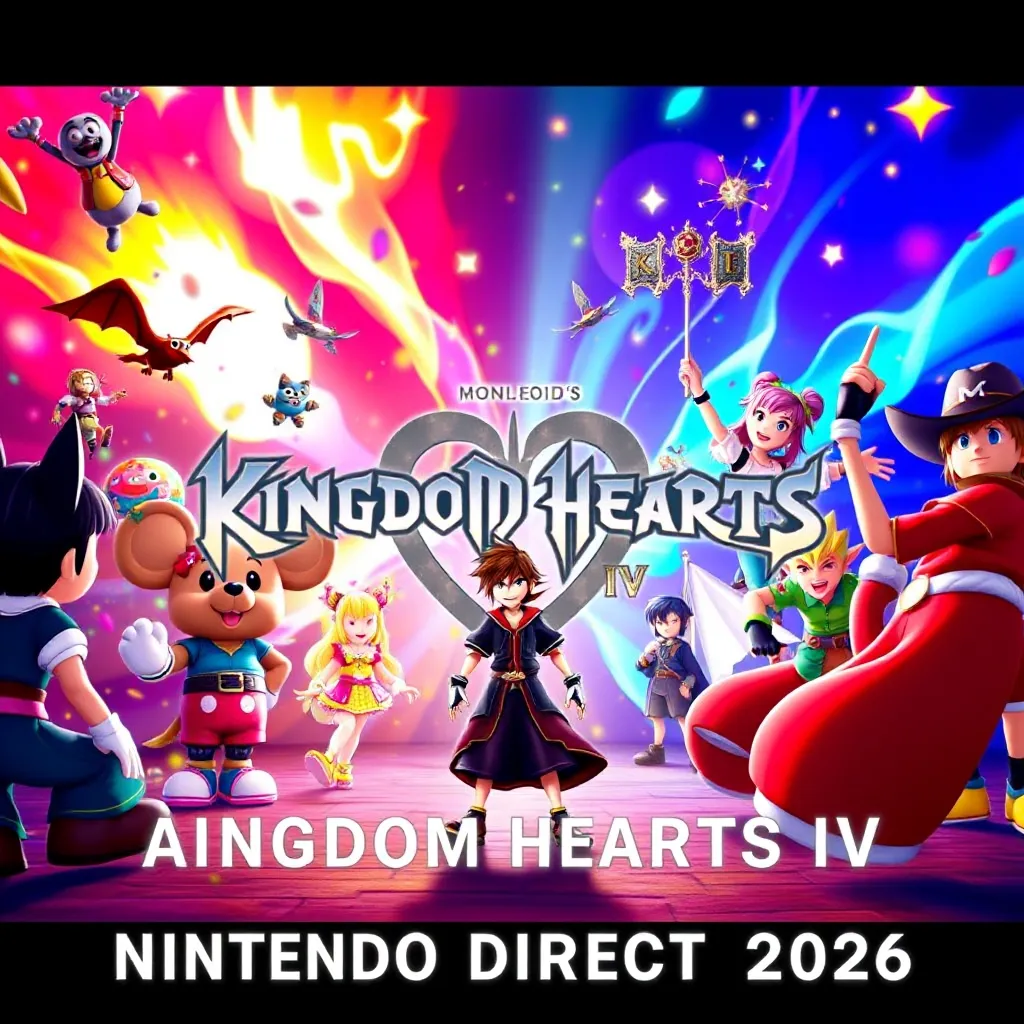 KINGDOM HEARTS IV Announced at Nintendo Direct 2026 : LevelUpTalk