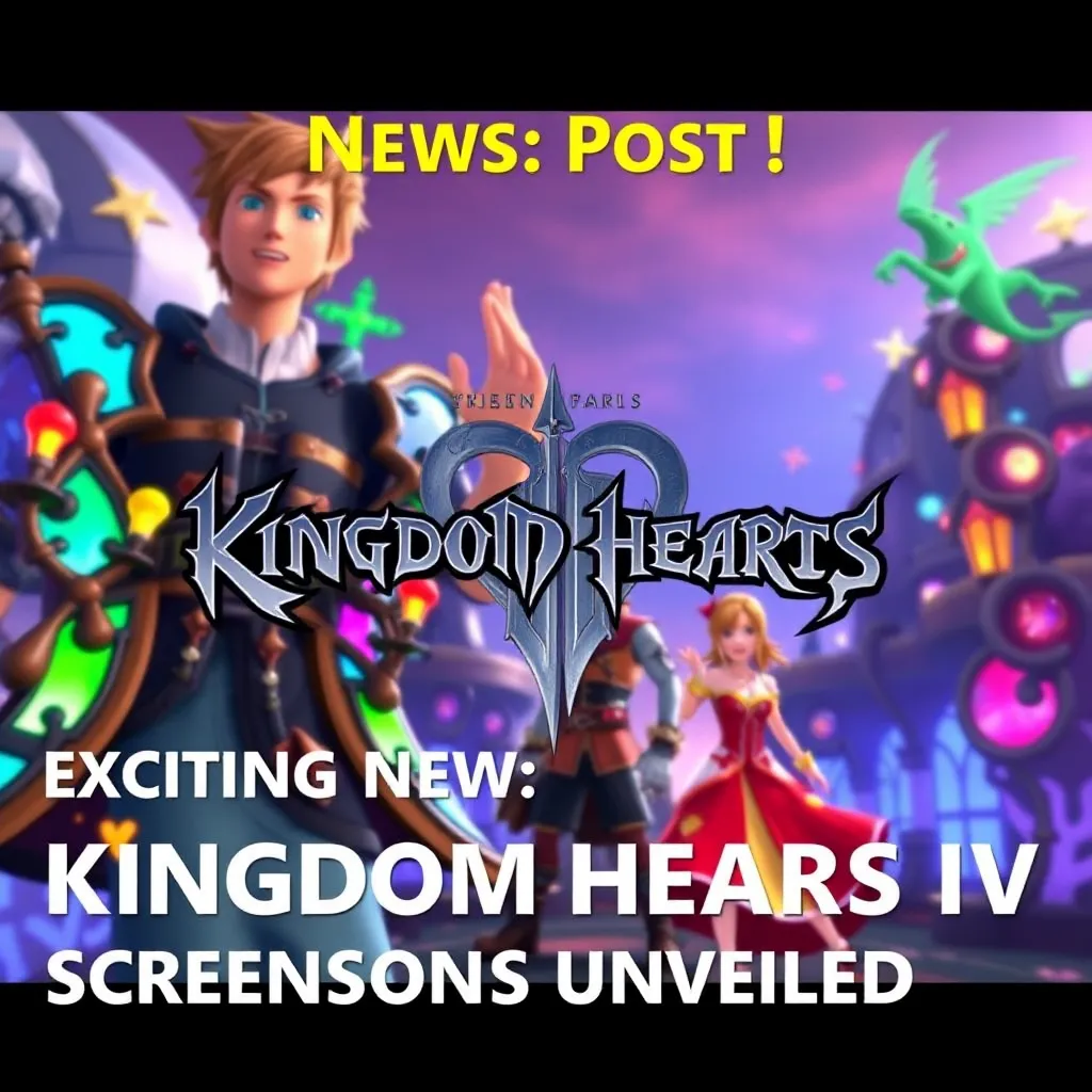 Exciting New Kingdom Hearts IV Screenshots Unveiled : LevelUpTalk
