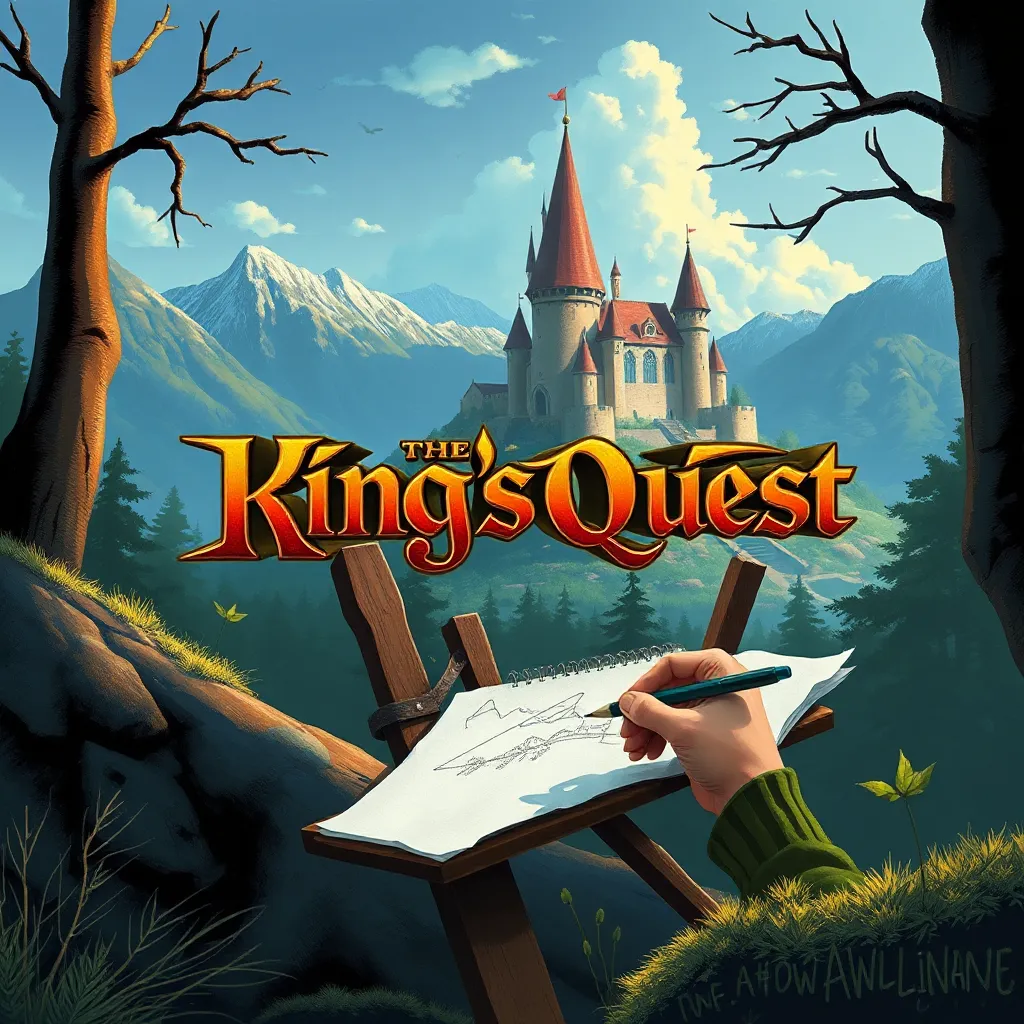 Art Inspired by King's Quest: A Drawing Journey : LevelUpTalk
