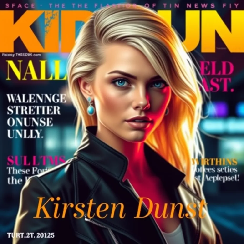 Recognizing Kirsten Dunst on Magazine Cover from SH3 : LevelUpTalk