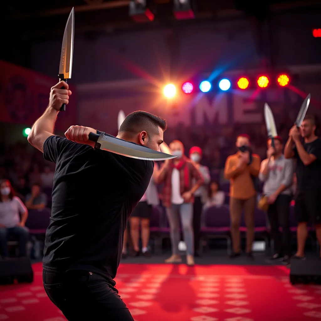 The Thrill of Back-to-Back Knife Throws: A Look : LevelUpTalk
