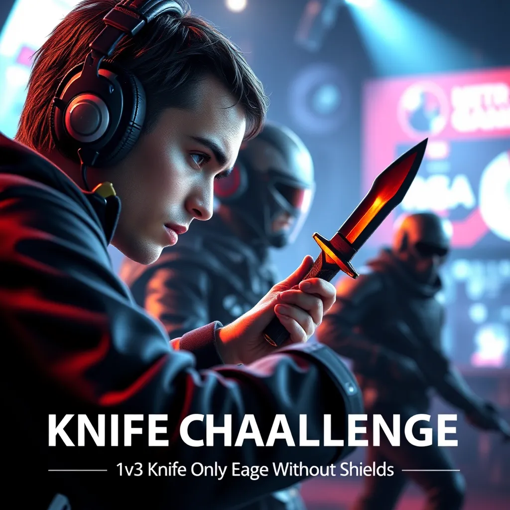 Mastering 1v3 Knife Only Challenge Without Shields : LevelUpTalk