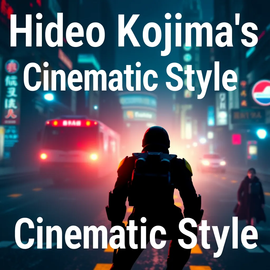 Kojima's Signature Shots: A Deep Dive Into His Style : LevelUpTalk