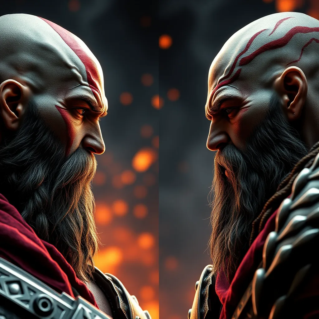 Comparing the Power and Aura of Young vs. Old Kratos : LevelUpTalk