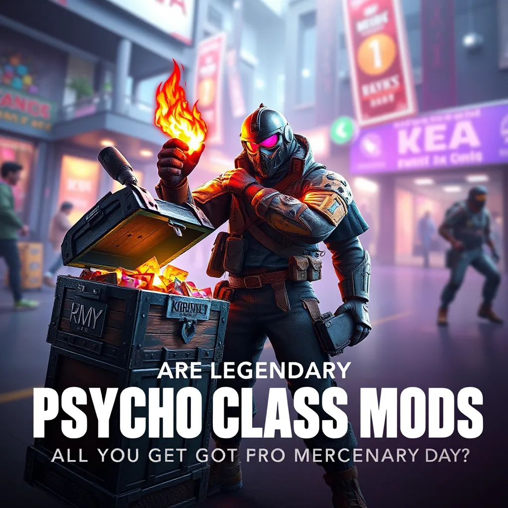 Are Legendary Psycho Class Mods All You Get From Mercenary Day ...