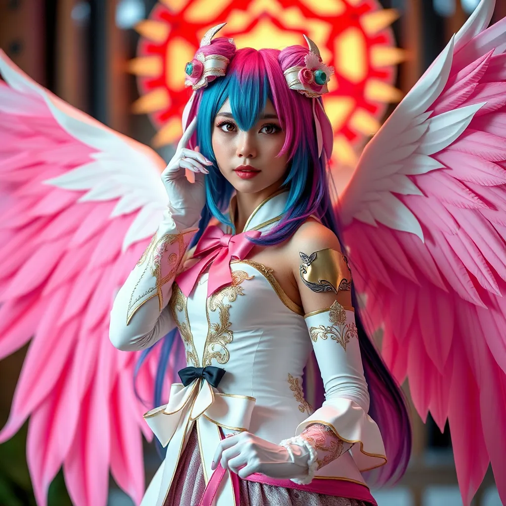 Stunning Kurumi Sakura Angel Cosplay Unveiled : LevelUpTalk