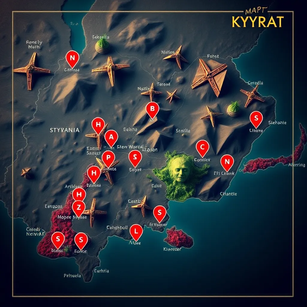 Explore the Detailed Map of Kyrat in Wikipedia Style : LevelUpTalk