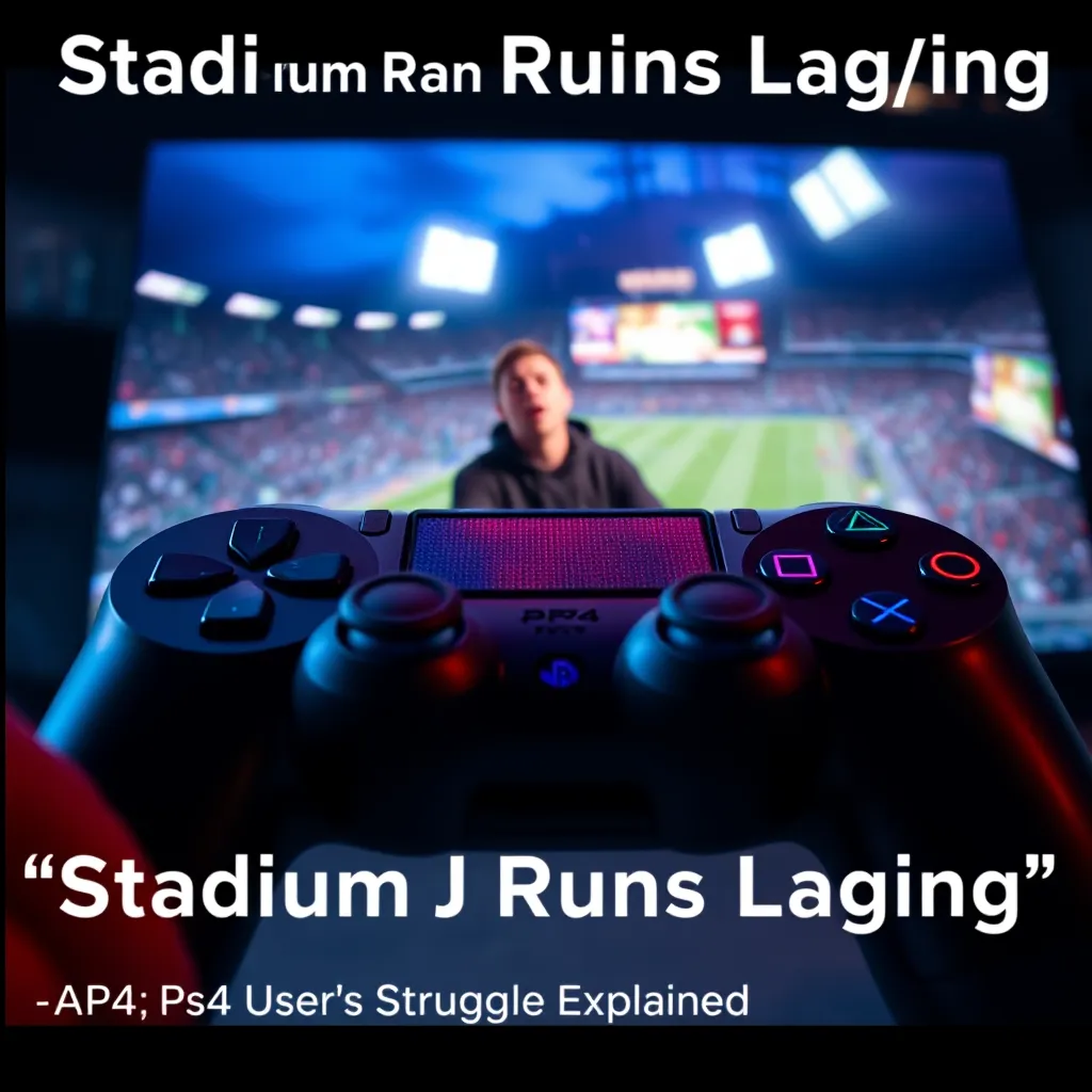 Stadium Runs Lagging: A PS4 User's Struggle Explained : LevelUpTalk