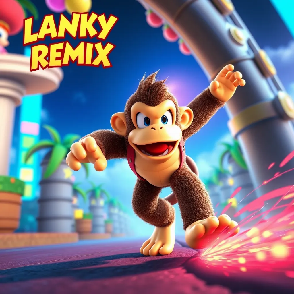 Excitement Builds for Smash Remix's Lanky Kong Update : LevelUpTalk